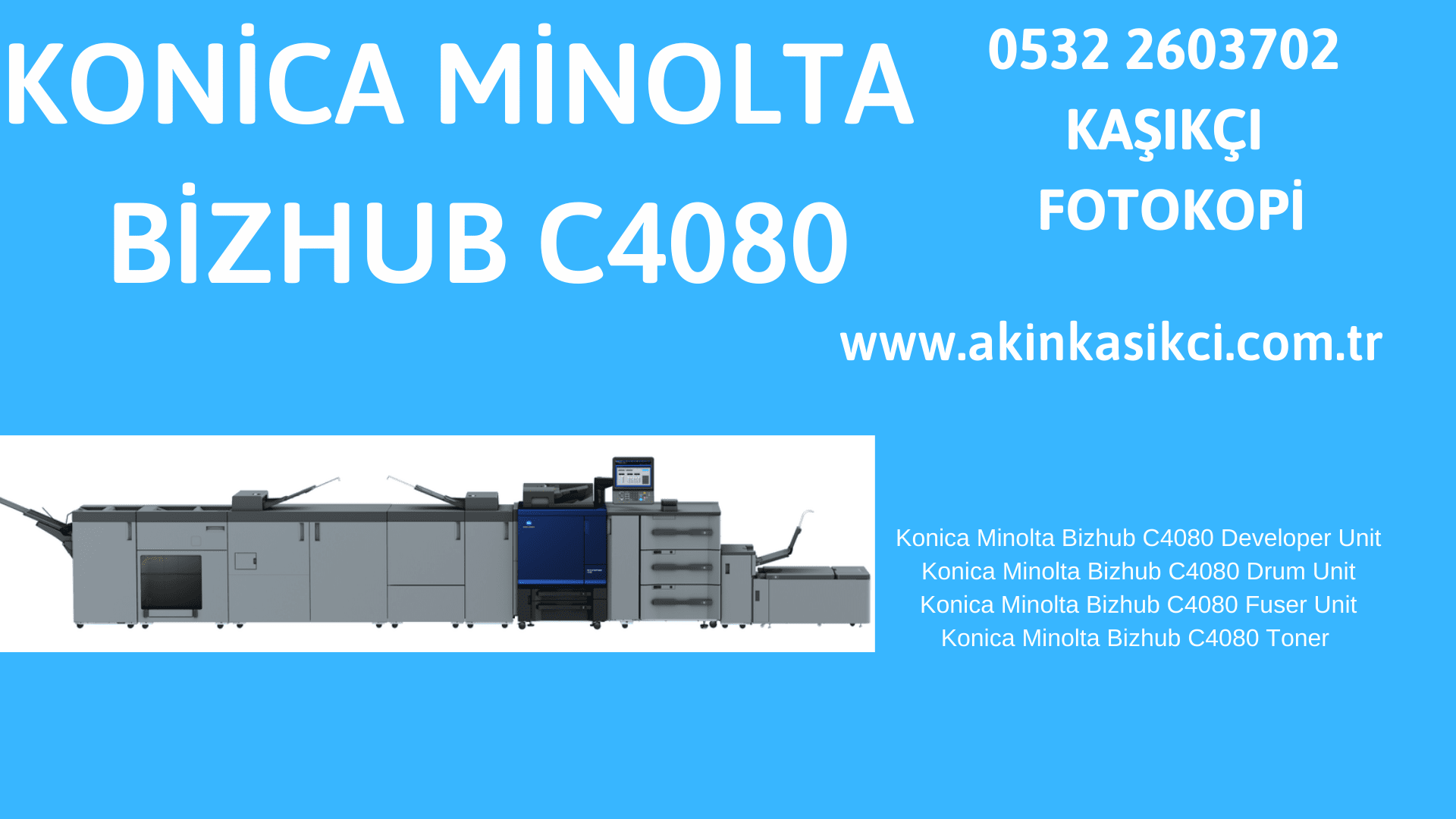 Konica Minolta C4080: Özellikleri ve Fiyatı | Konica Minolta Türkiye